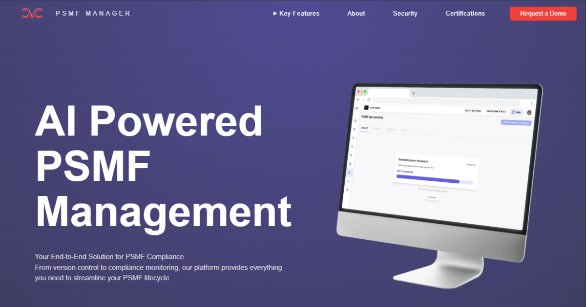 PSMF Manager: Simplify Compliance & PSMF Management